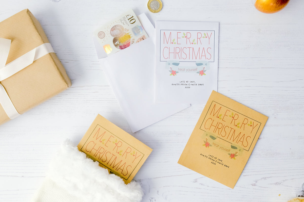 Personalised Christmas Voucher Envelopes – The Paper Wild